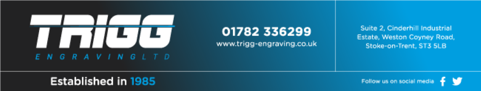 Trigg Engraving ltd, Hanley, Stoke-on-Trent - Data plates and Tags